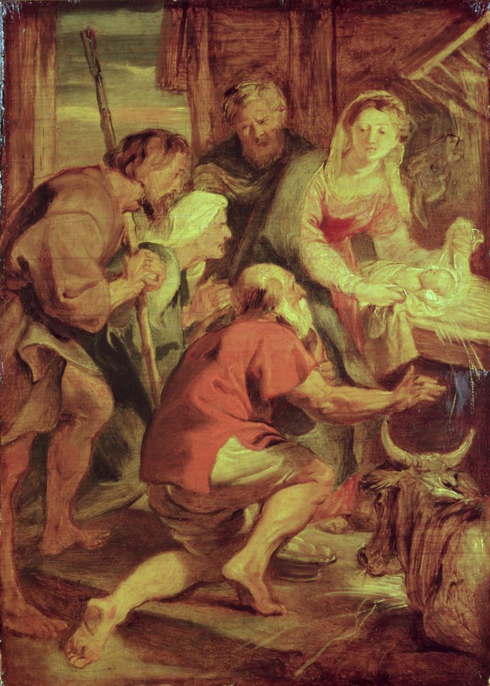 Adoration of the Shepherds by Peter Paul Rubens